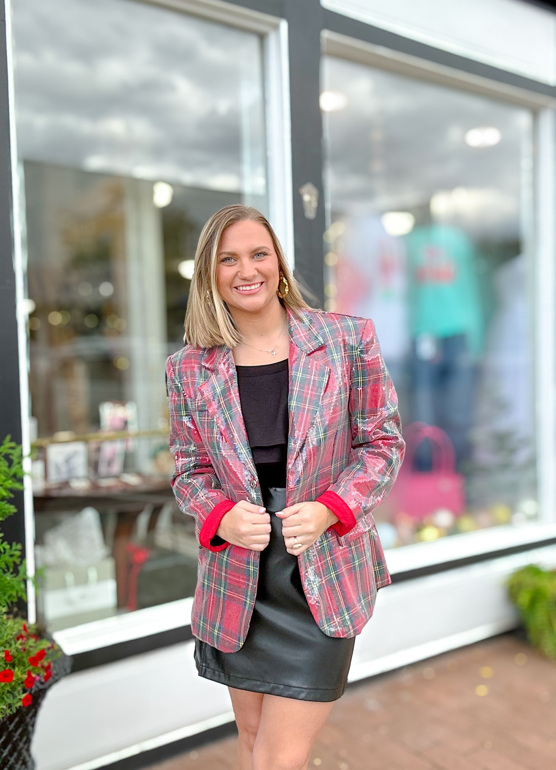 Vintage Blazer, Traditional Plaid – Irresistible Elegance